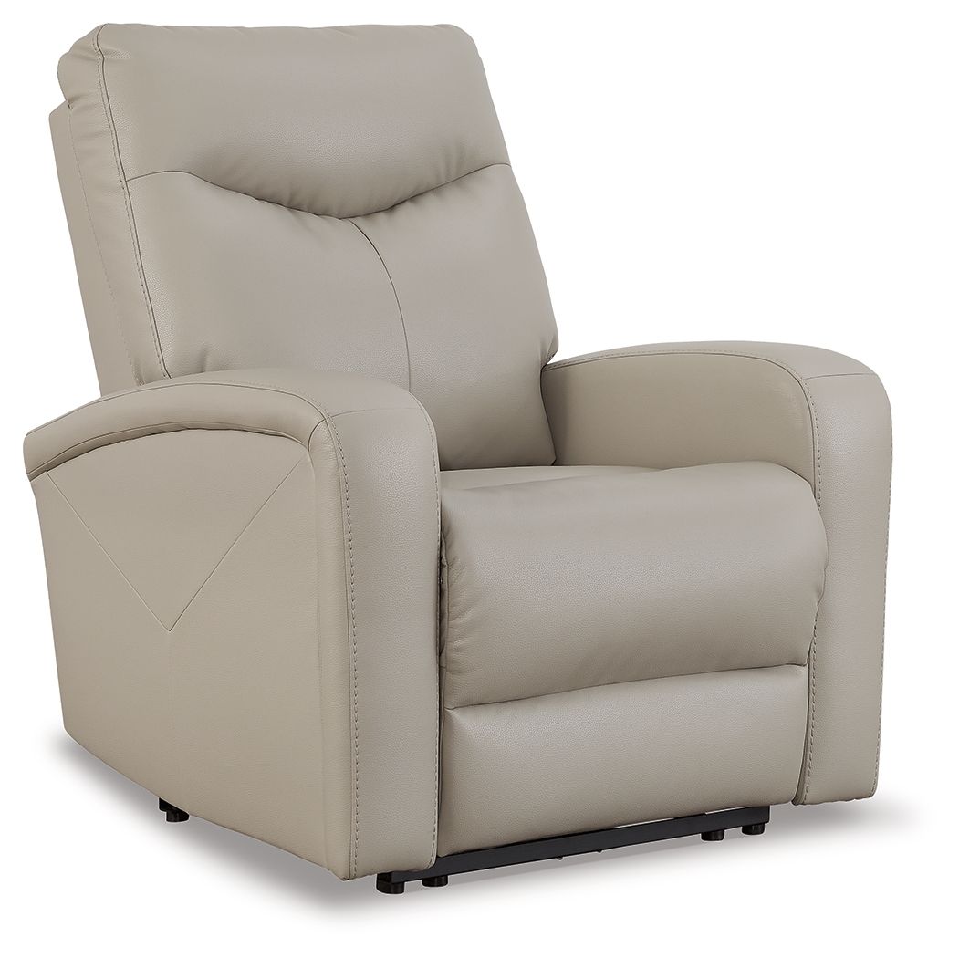 Erith leather power swivel glider recliner store